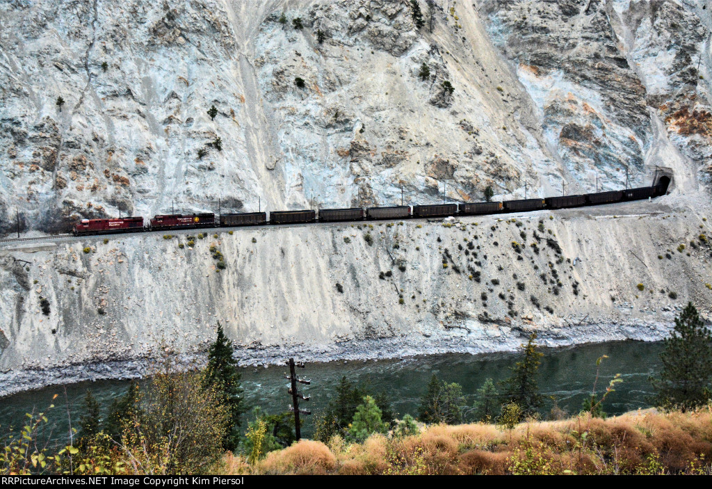 CP 8828 WB CN Ashcroft Sub Coal Loads